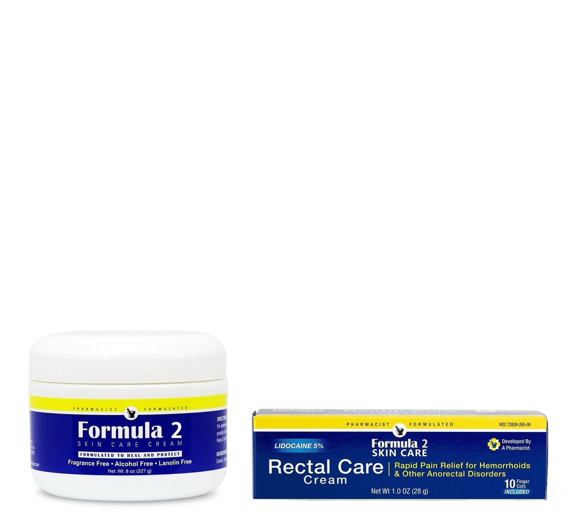 8 oz. jar & Rectal Care Cream - 15% off – Formula 2 Skin Care